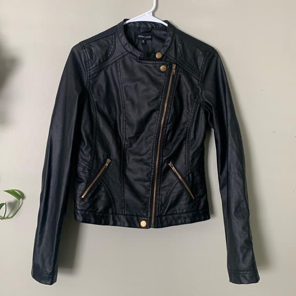 New Look | Jackets & Coats | New Look Biker Leather Jacket | Poshmark
